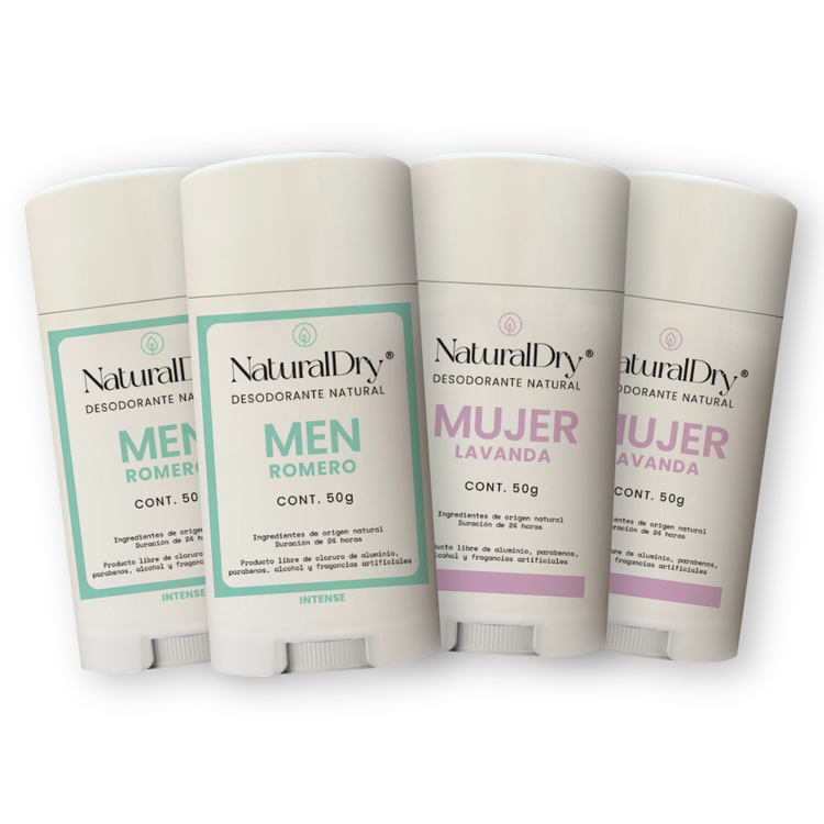 Desodorantes naturales seguros y efectivos 🌿 – NaturalDry®